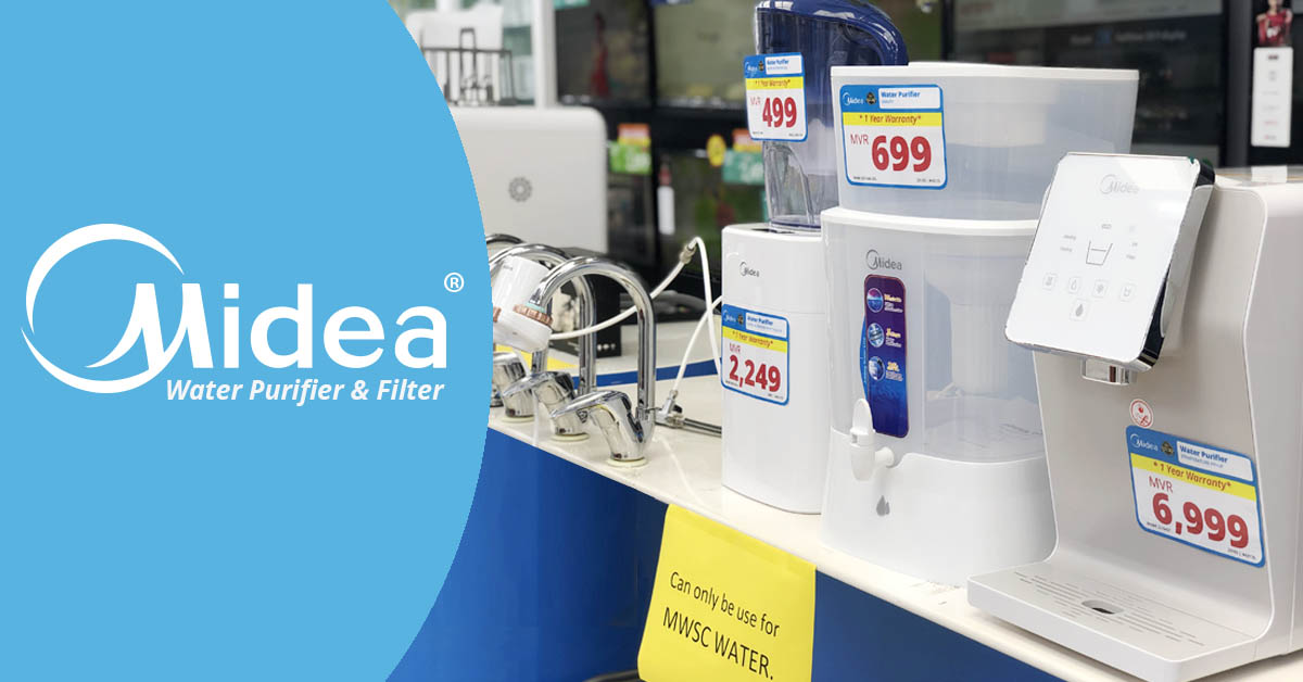 New! Midea Water Purifier & Filter Available at Asters– Asters Maldives