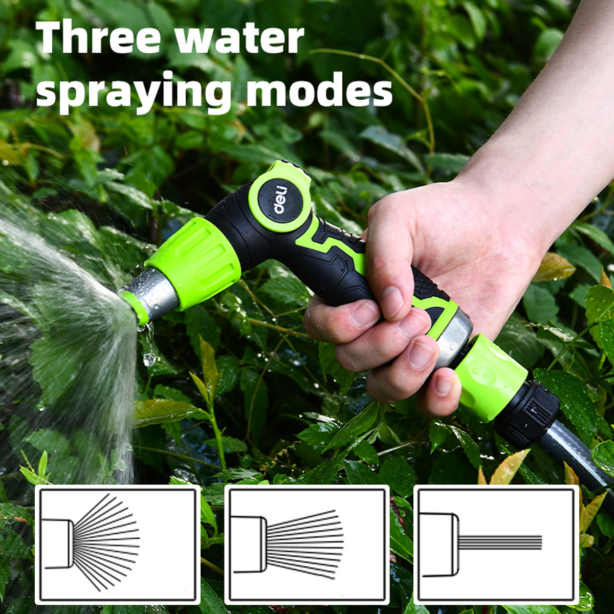 Deli Tools (DL8072) 5-in-1 Pressure Water Spray Gun– Asters Maldives