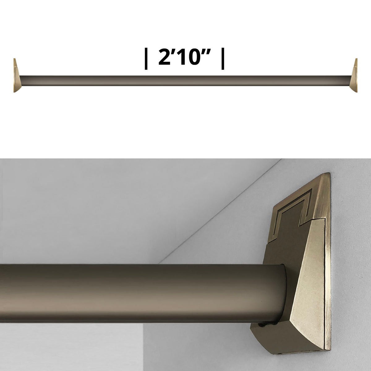 Zbom (WA20-RL) Aluminum Wardrobe Hanger Rod– Asters Maldives