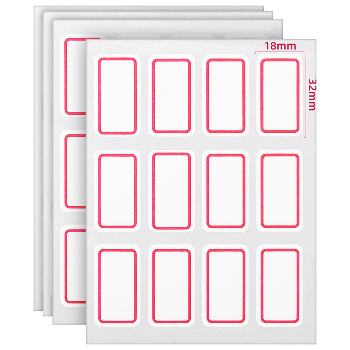 144-pcs Sticker Sheet (18 x 32mm) | Asters Maldives