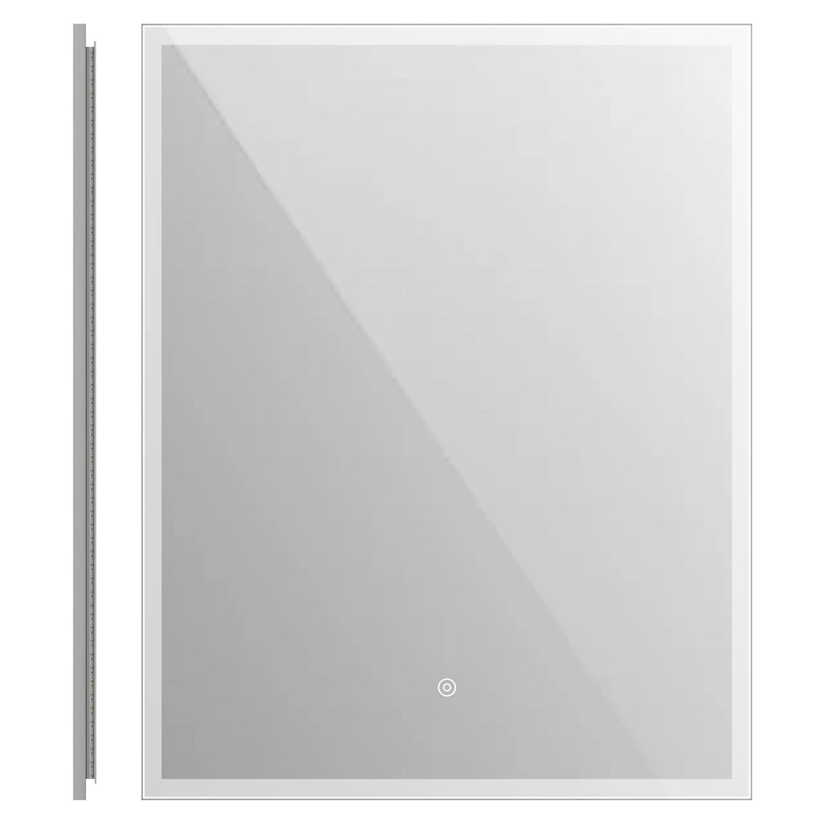 Guci (YN-2420) 55x70cm LED Mirror, White– Asters Maldives