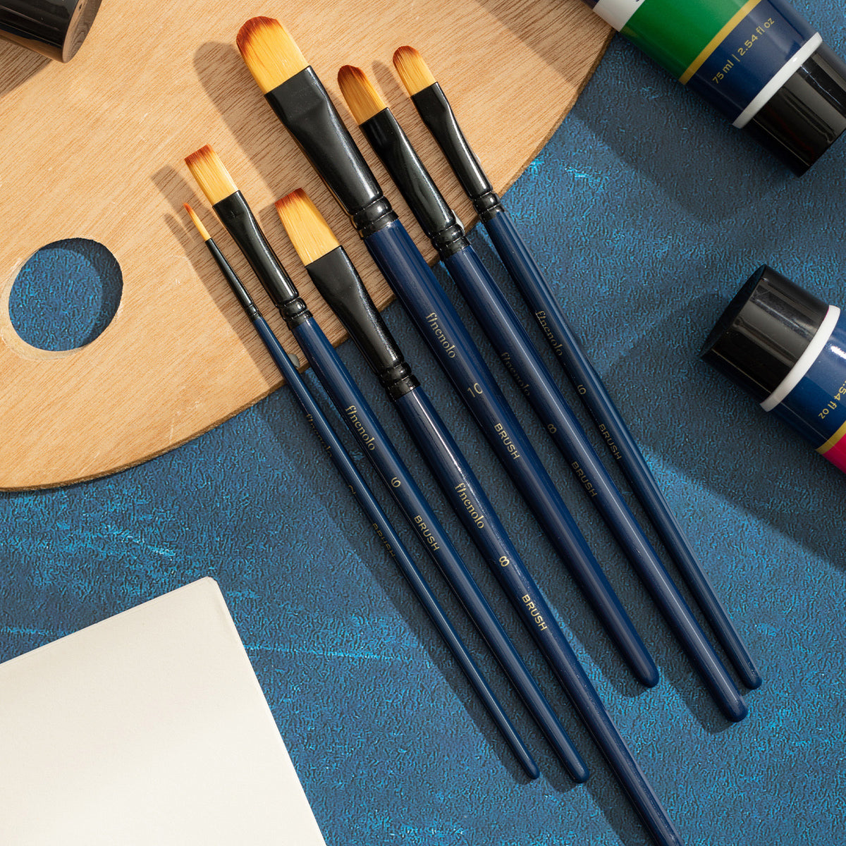 Deli (C278) 6PCs Watercolor Brush– Asters Maldives