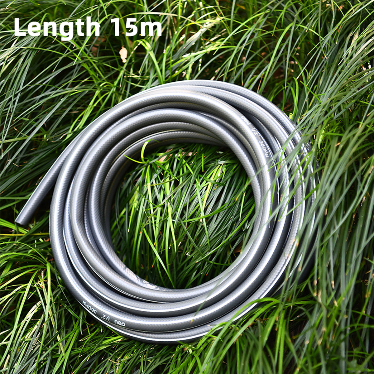 Deli Tools (DL8072-15) 15m PVC Hose, Grey– Asters Maldives