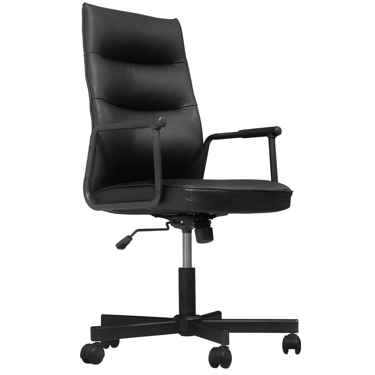 Anji (W-263H) PVC High-Back Chair, Black– Asters Maldives