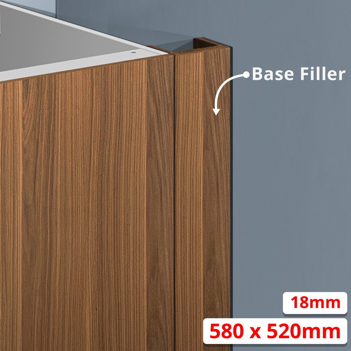 Zbom (DP58052018) 18mm Melamine Kitchen Base Filler, Brown– Asters Maldives