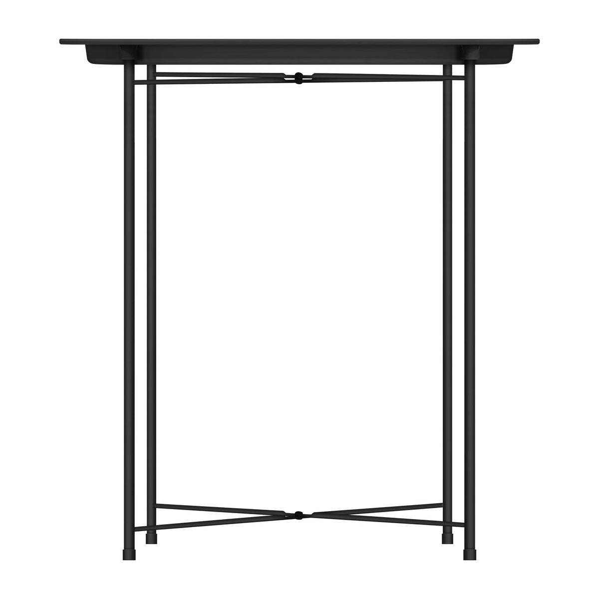 GDX (YZ4751S) Plastic + Steel Tube Side Table, Black– Asters Maldives