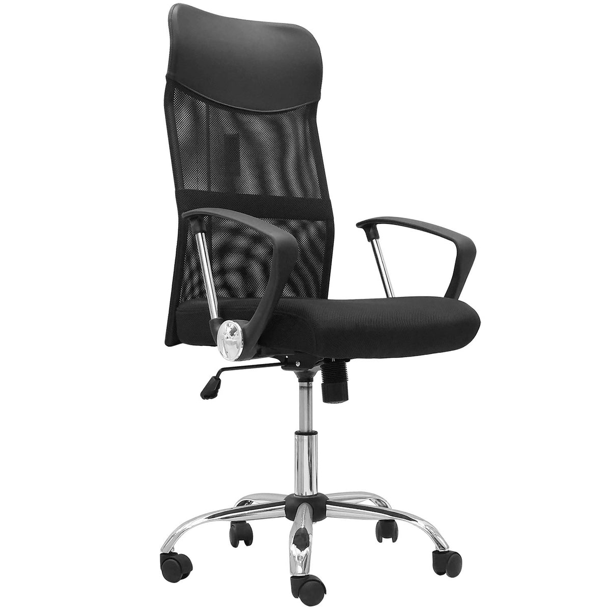 Anji (W-1007) Mesh High-Back Chair, Black– Asters Maldives