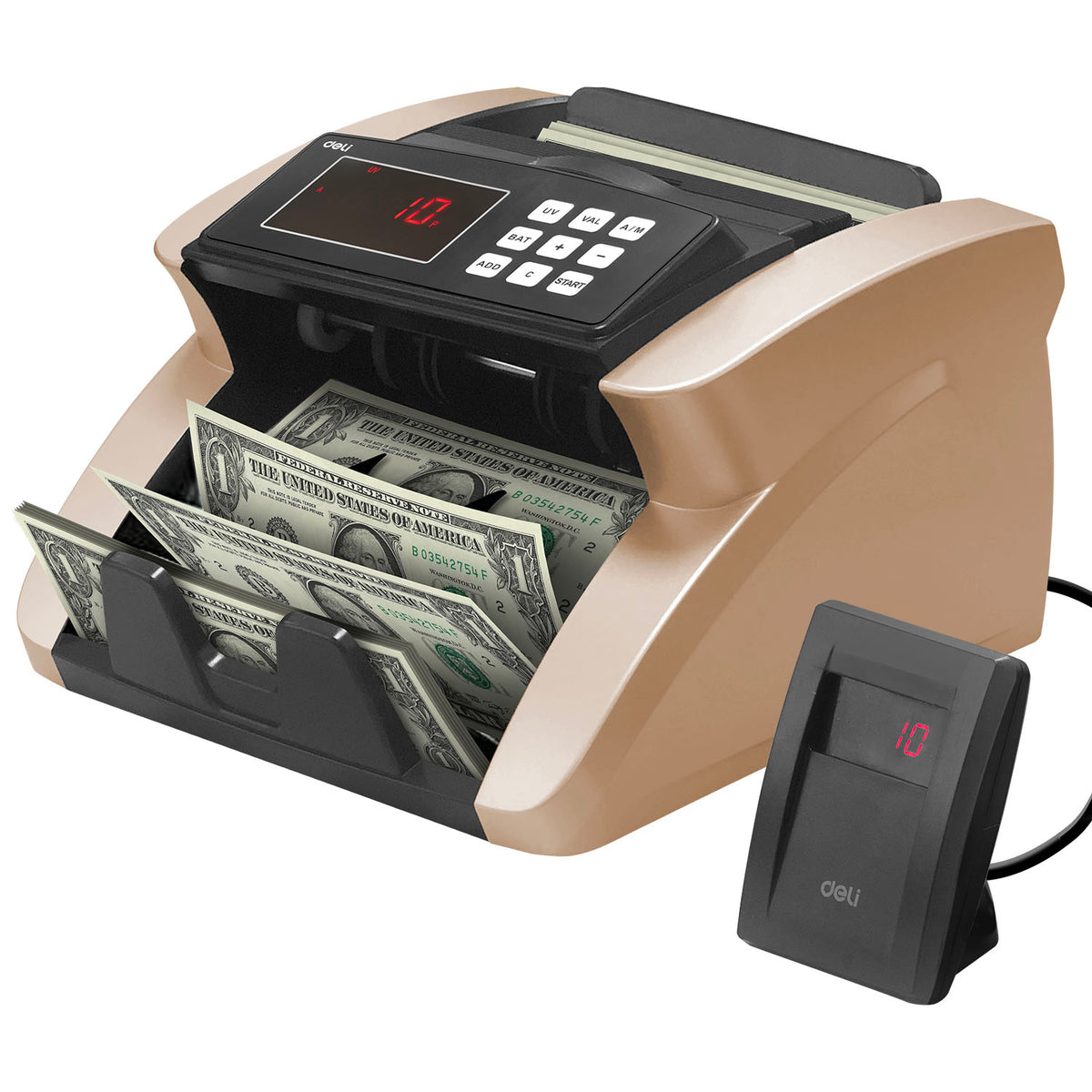 Deli (3904) Currency Counter, Gold– Asters Maldives
