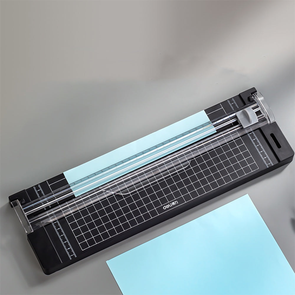 Deli (No: 14251) A4 Plastic Paper Trimmer, Black– Asters Maldives